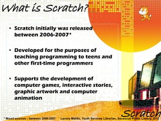 LibraryLinkNJ - Scratch Slides Part 1 | PPT