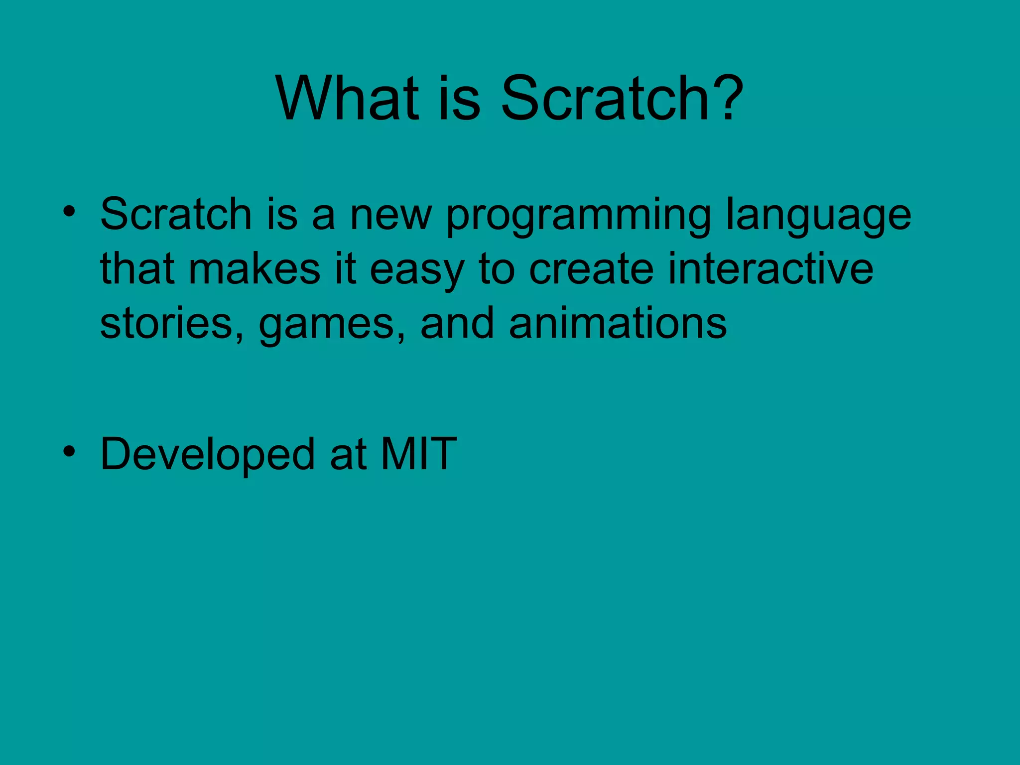 Scratch Ta | PPT | Programming Languages | Computing