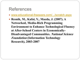 using Scratch in the classrroom to promote learner autonomy | PDF