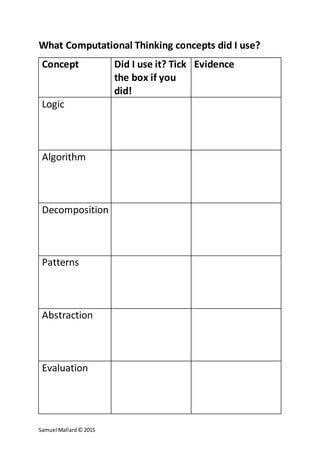 Scratch unplugged | PDF