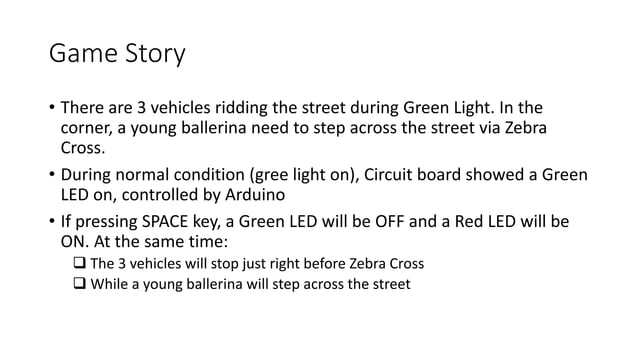 Scratch with Arduino: Traffic Light Simmulation | PPTX
