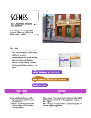 Scratch worksheets compilation activities | PDF