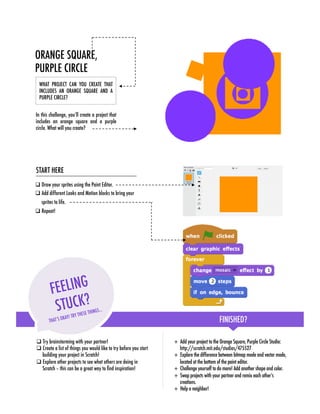 Scratch worksheets compilation activities | PDF