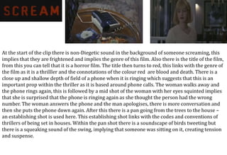 Scream (1996) analysis | PPTX