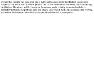 Scream (1996) analysis | PPTX