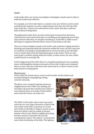 Scream 1996 Trailer - Detailed Description | PDF