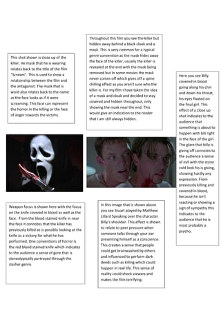Scream 1 notes | DOCX