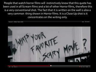 Scream 4 analysis | PPTX
