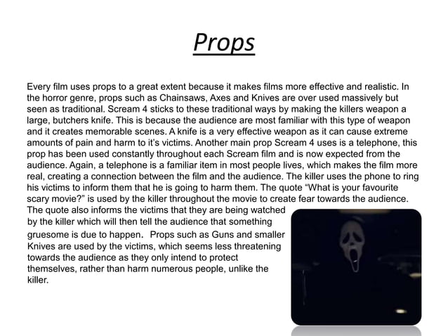 Scream 4 | PPT