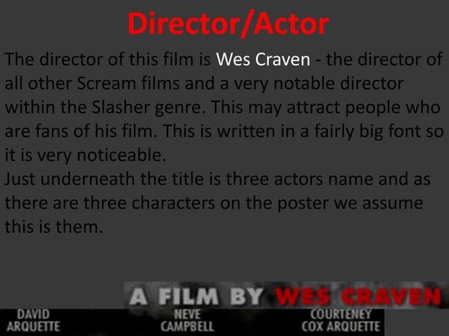 Scream 4 poster Analysis | PPT