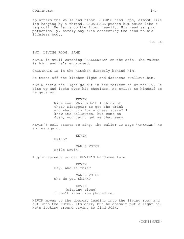 Scream 5 Opening Scene Final Draft
