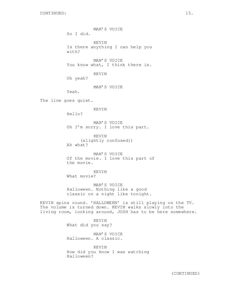 Scream 5 Opening Scene Final Draft