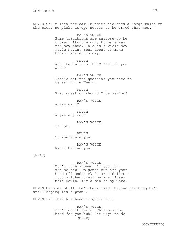 Scream 5 Opening Scene Final Draft
