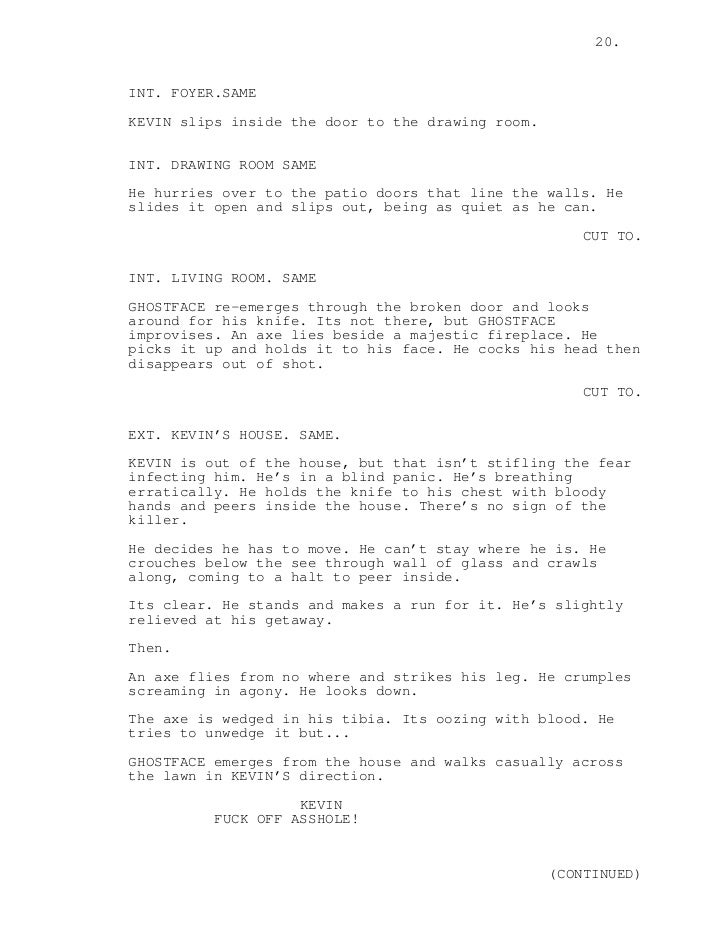 Scream 5 Opening Scene Final Draft