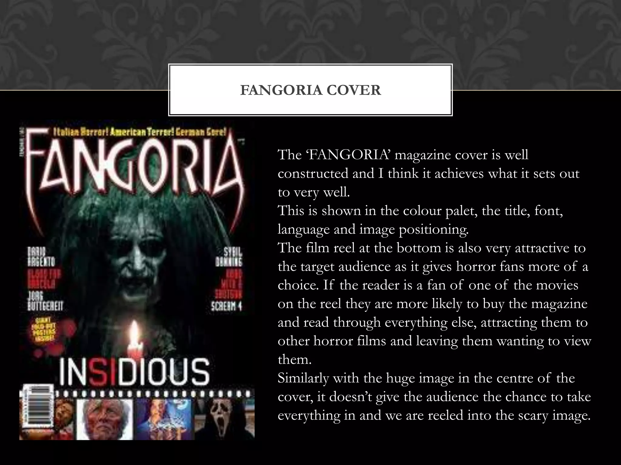 Scream and fangoria | PPTX