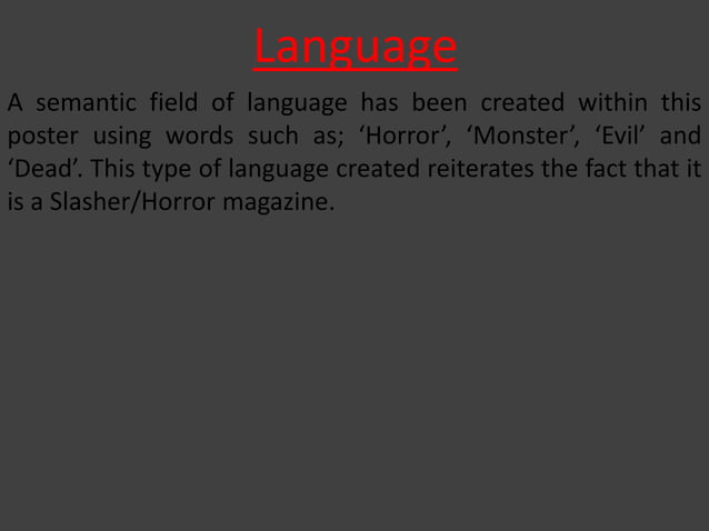 Scream Magazine Cover Analysis | PPT