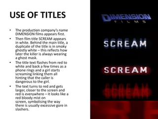 Scream opening | PPT