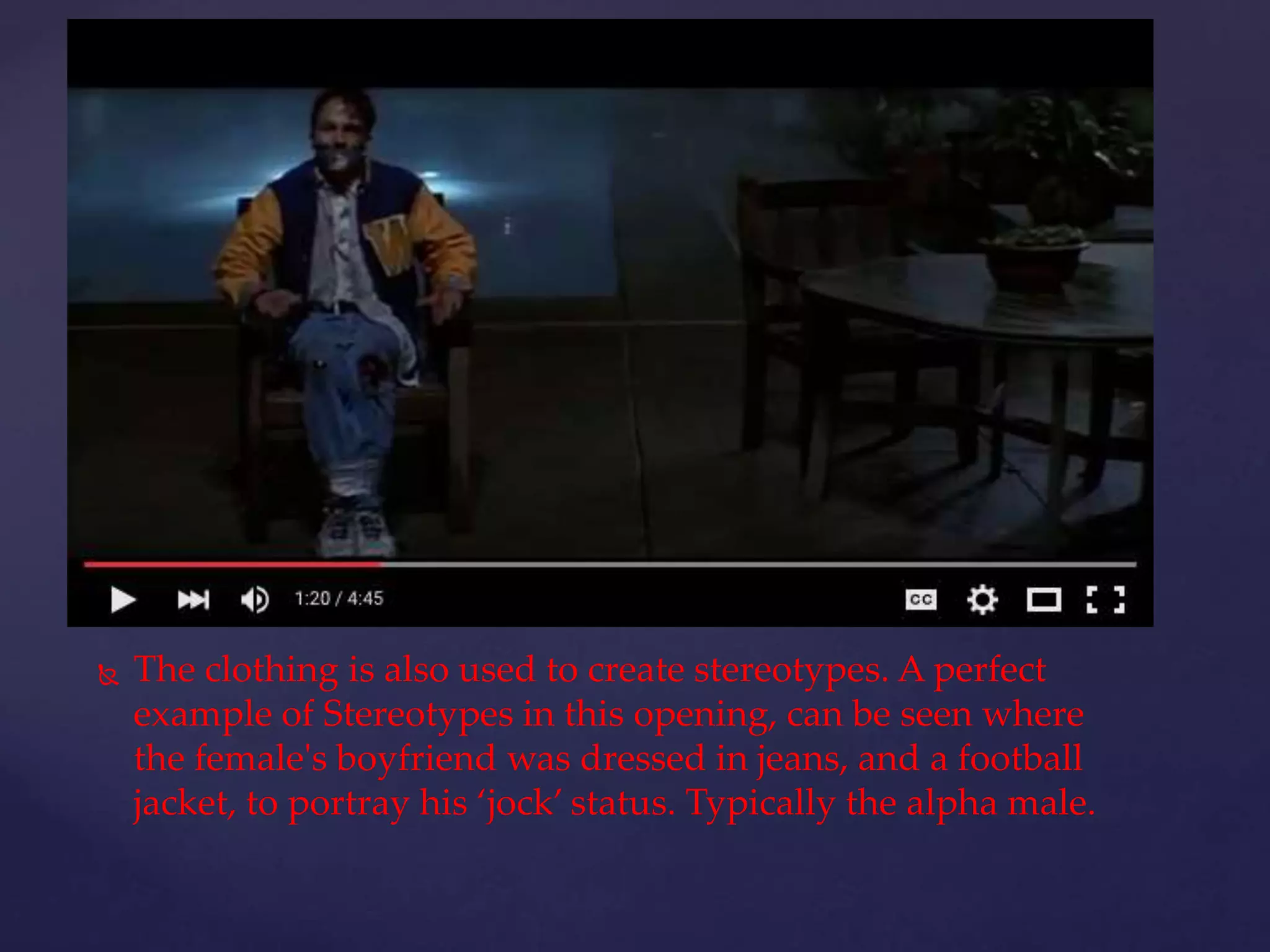 Scream opening scene analysis | PPTX