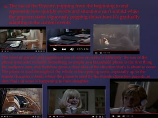 Scream opening scene analysis | PPTX | Horror | Genres