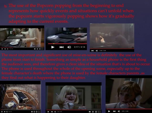 Scream opening scene analysis | PPTX | Horror | Genres