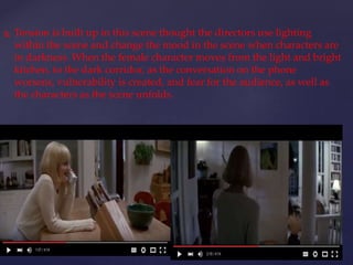 Scream opening scene analysis | PPTX