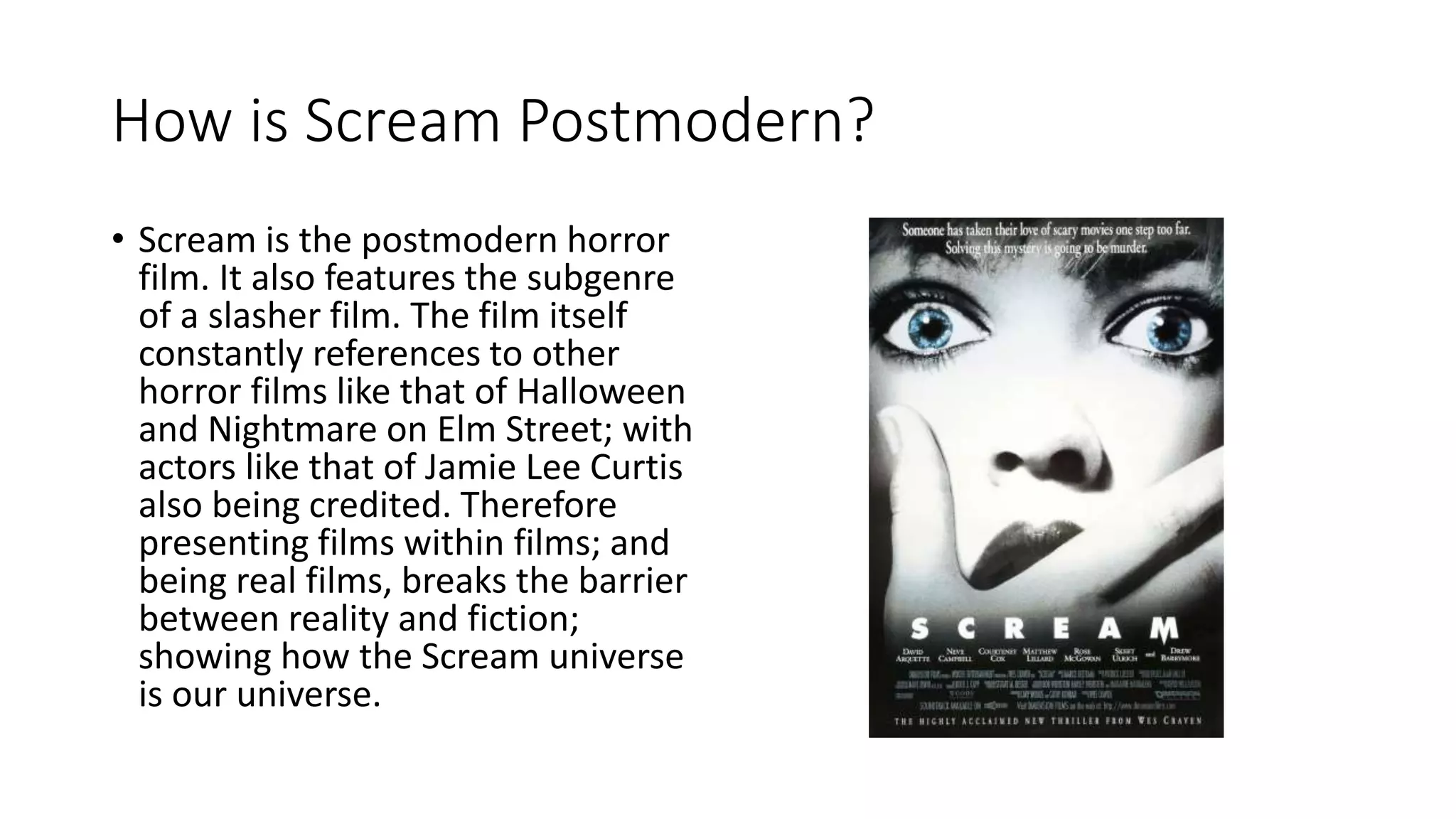 Scream powerpoint | PPTX