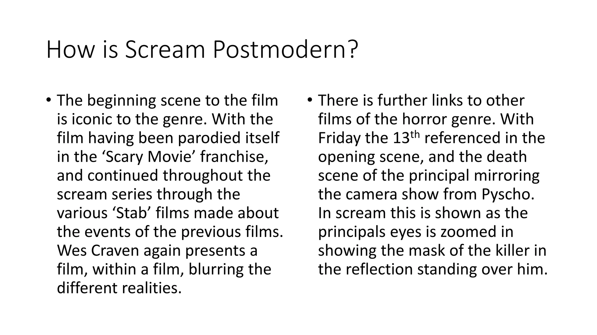 Scream powerpoint | PPTX