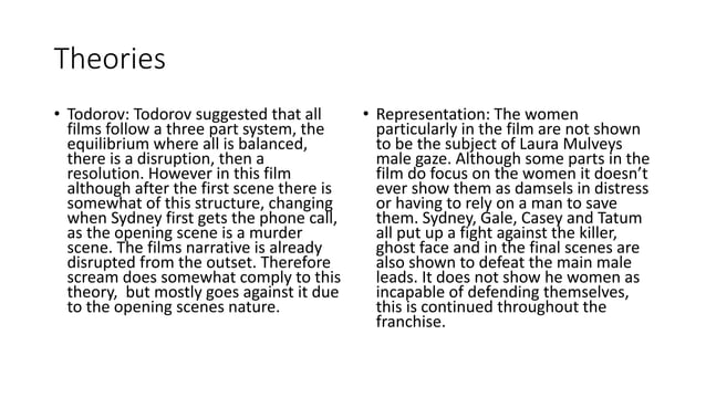 Scream powerpoint | PPTX | Movies | Entertainment