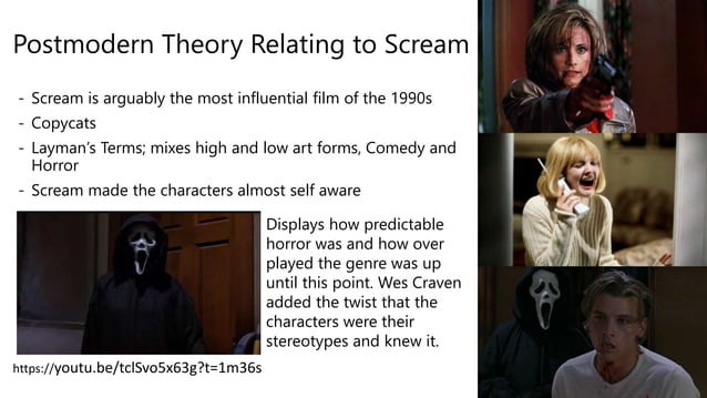 Scream powerpoint | PPTX | Movies | Entertainment
