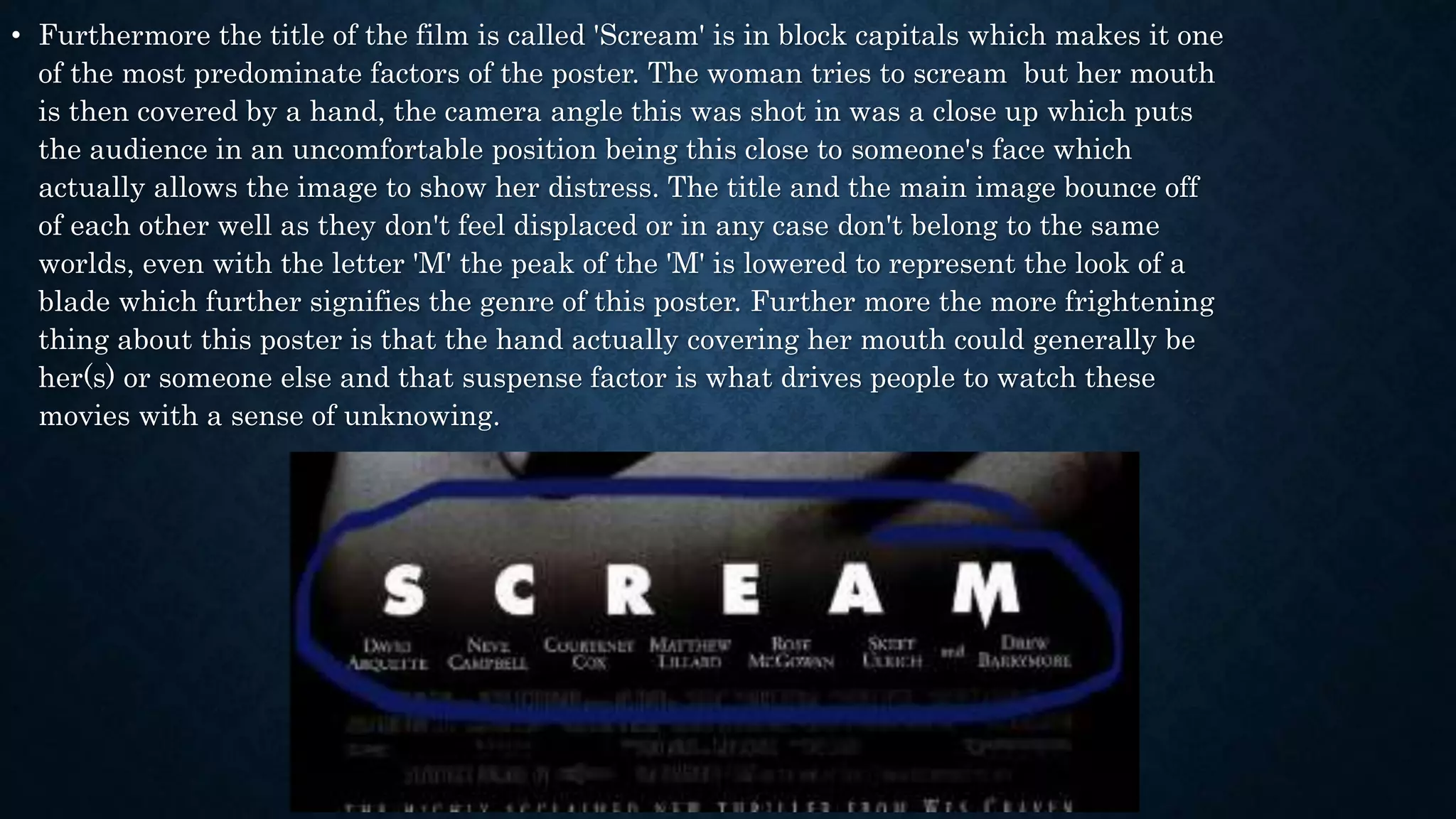 Scream presentation | PPTX