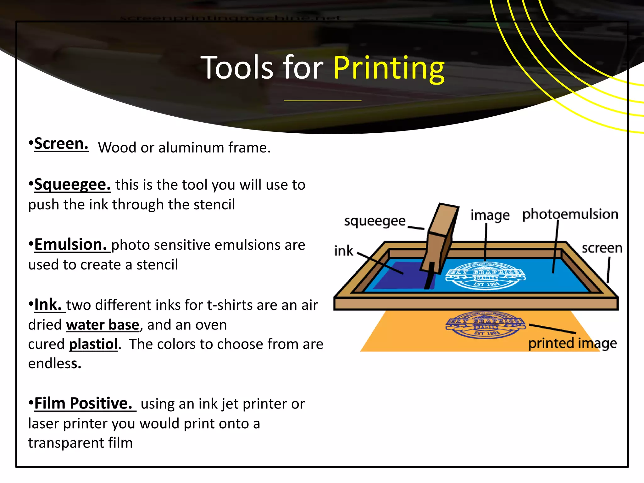 Screen printing | PPTX