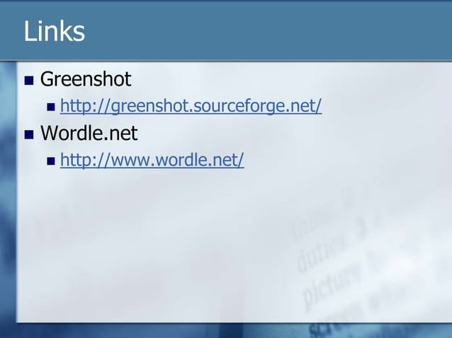 Screen Captures With Greenshot | PPTX