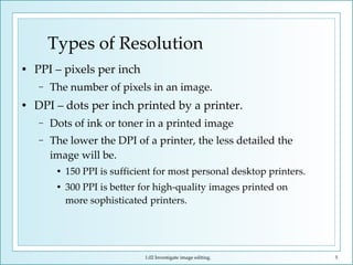 Screen and image resolution | PPT