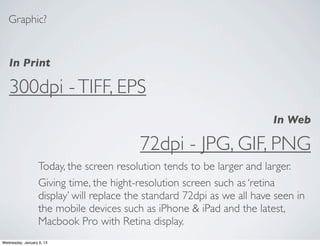 Screen Based Design for Graphic Designer | PPT