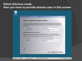 Screen Capture - Install SharePoint Foundation 2010 beta | PPT