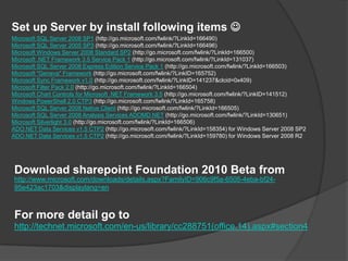 Screen Capture - Install SharePoint Foundation 2010 beta | PPT