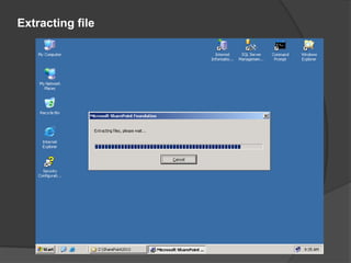 Screen Capture - Install SharePoint Foundation 2010 beta | PPT