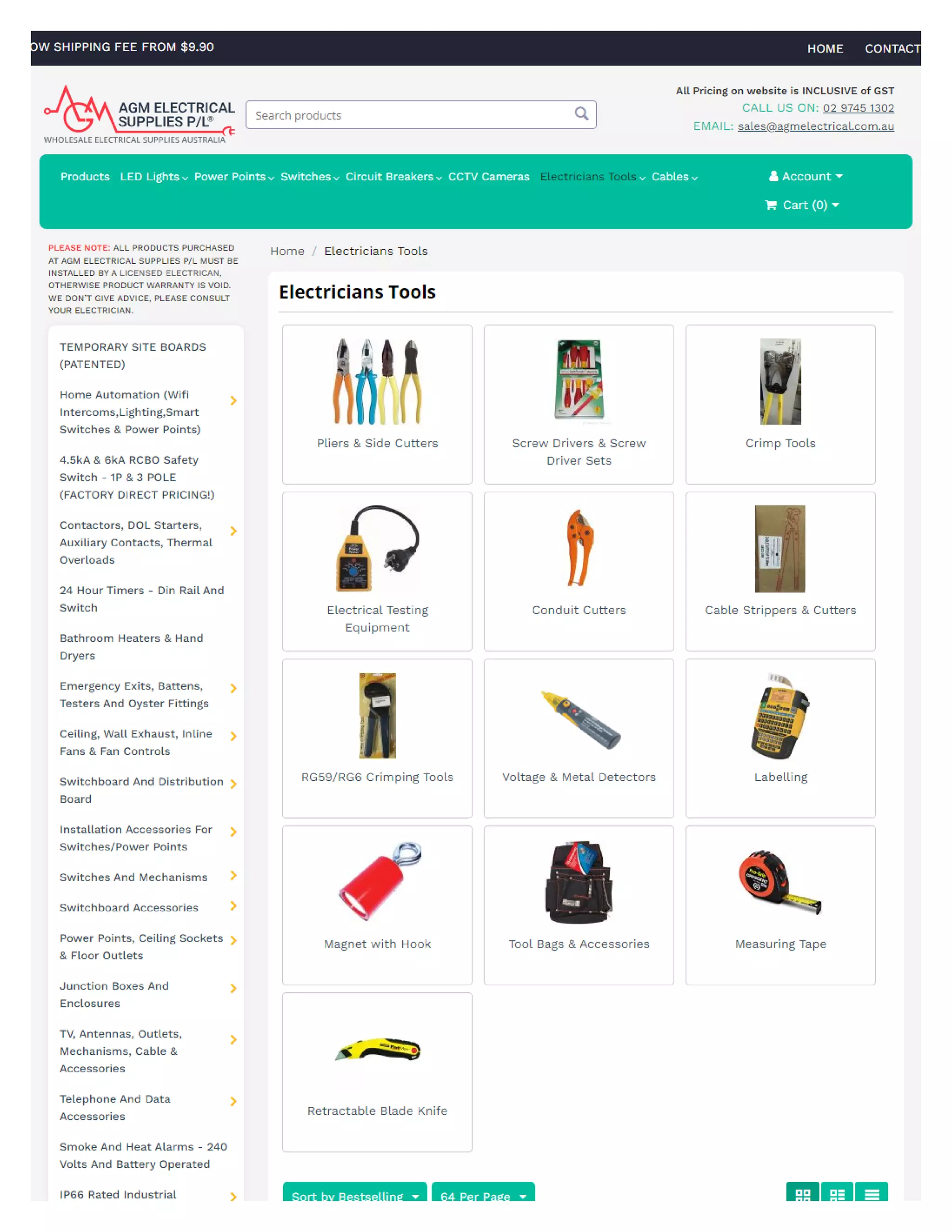 Buy Professional Electrician Tool Range - AGM Electrical | PDF