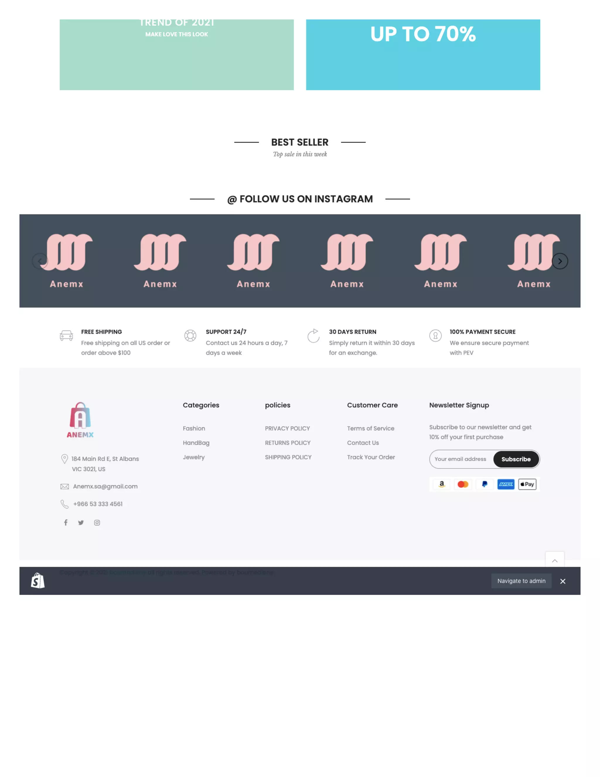 a Shopify store development | PDF