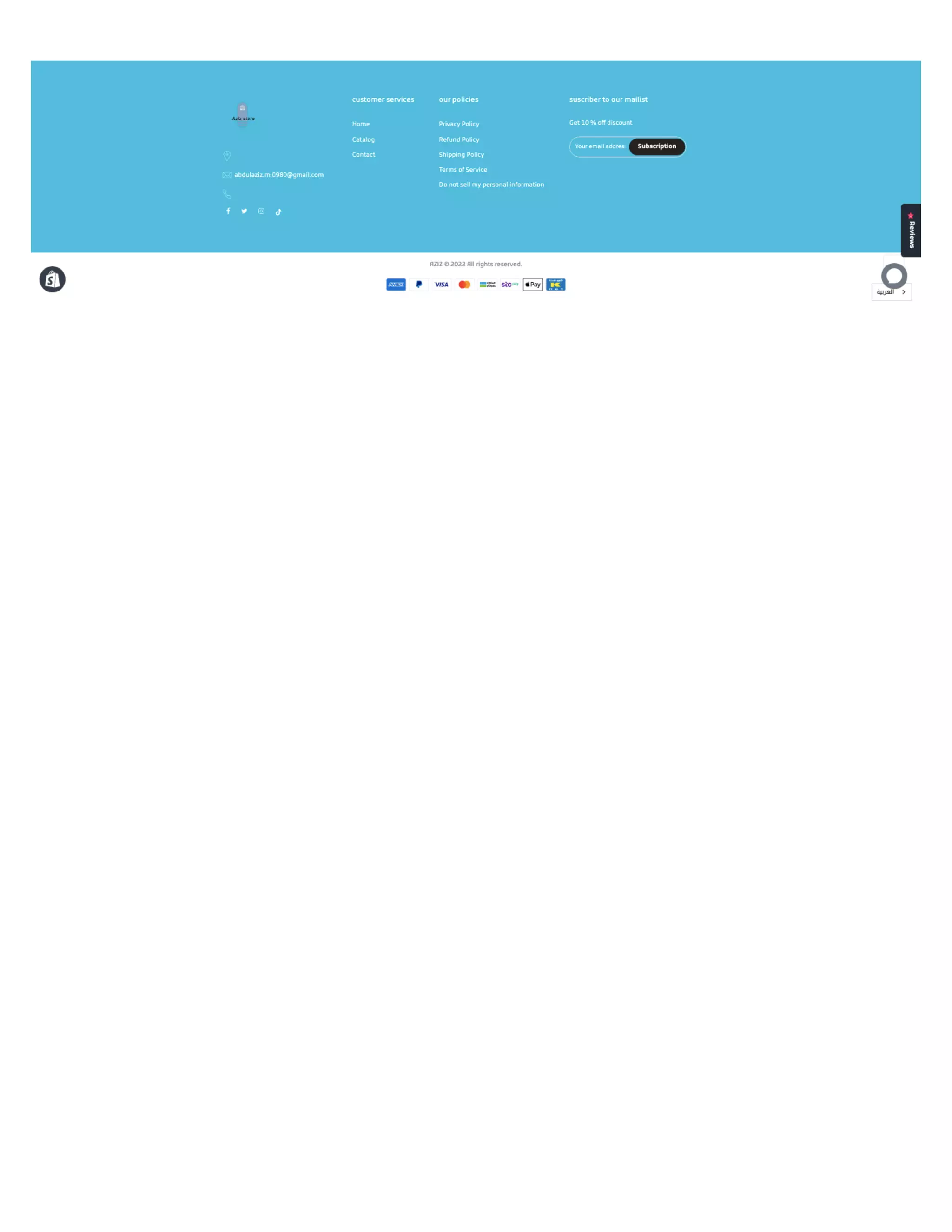 a Shopify store development | PDF