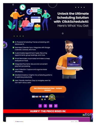 ClickScheduleAi Review: The Premier AI-Powered Scheduling Tool! | PDF