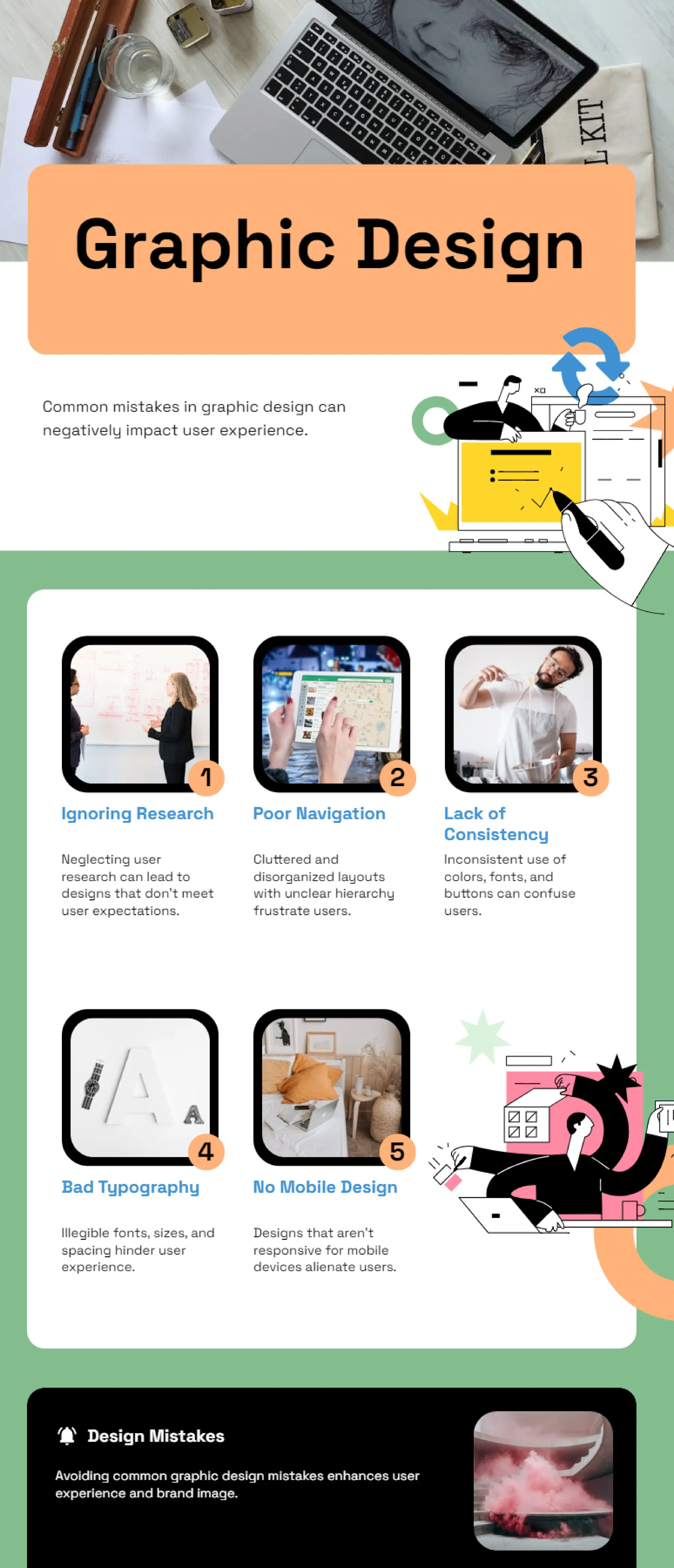 5 most Common Graphic Design Mistakes- Beesoul LLC | PDF
