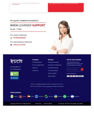 Microsoft Dot Net Certification Training | .NET Programming | KVCH | PDF