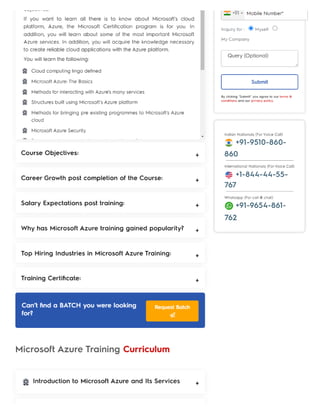 Best Microsoft Azure Certification | KVCH Courses | PDF