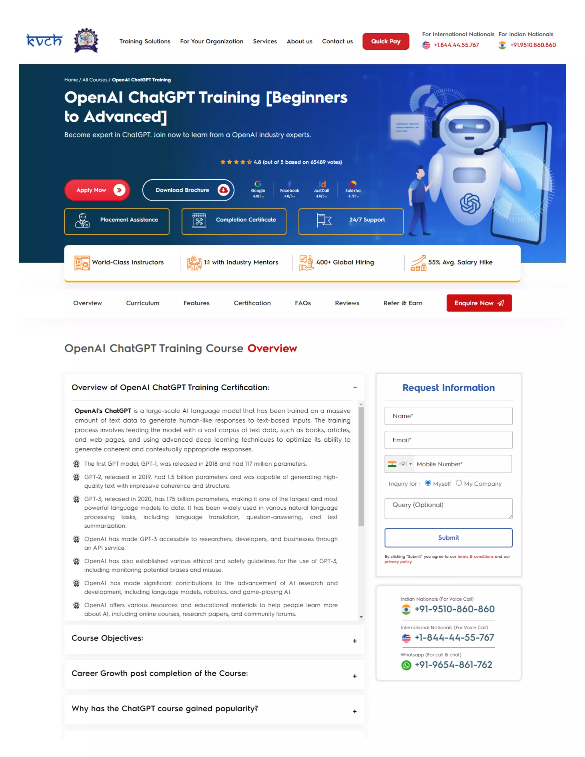 OpenAI ChatGPT Certification Training Course | PDF