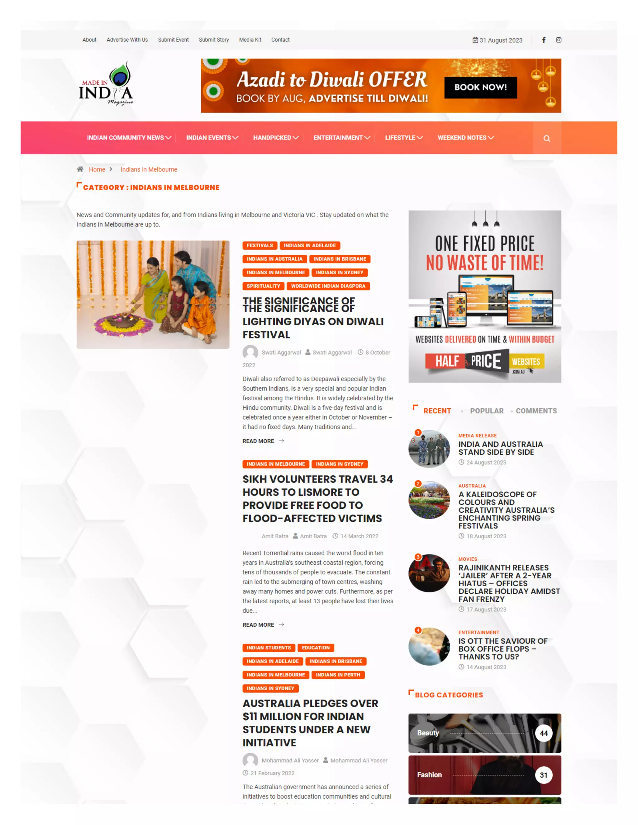 Indian in Magazine Melbourne(AU)Edition - Made In India Magazine | PDF