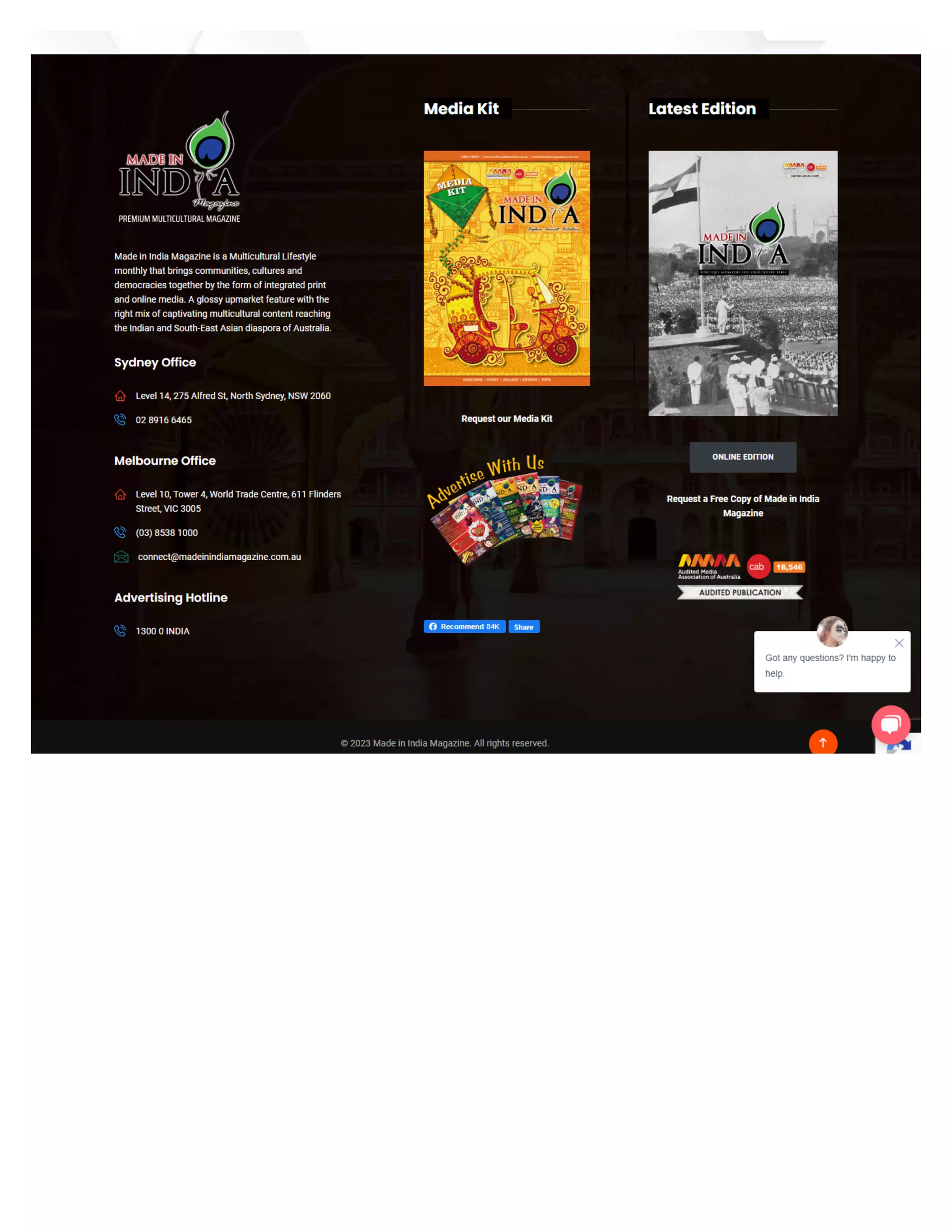 Indian in Magazine Melbourne(AU)Edition - Made In India Magazine | PDF