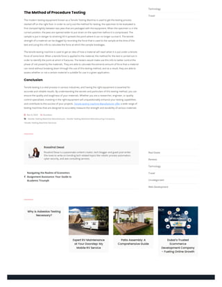 Unravelling the Secrets: Essential Equipment for Tensile Testing | PDF