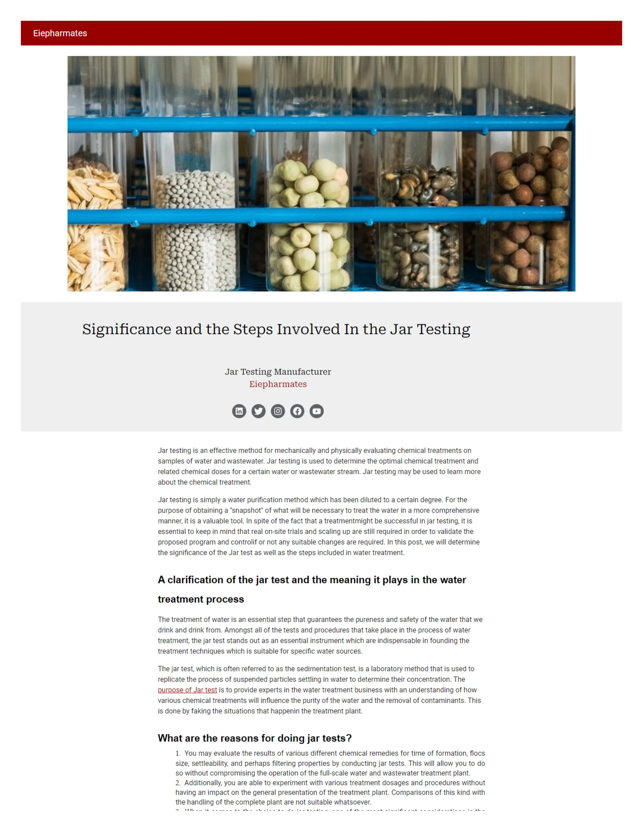 Significance and the Steps Involved In the Jar Testing | PDF