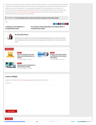 Boosting Efficiency: A Simple Guide to Cast Resin Transformers | PDF